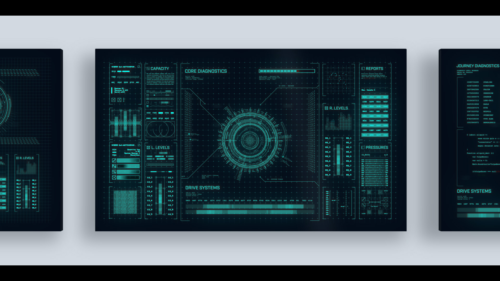 Galactic Futuristic UI Template For After Effects Templates 